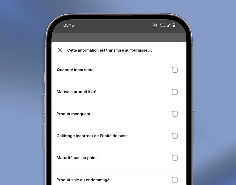 Contrôle de la réception des marchandises - HOGALOG SA